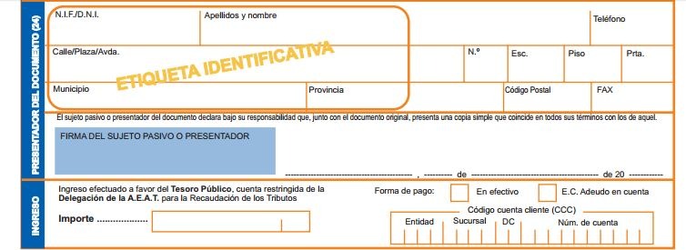 Cómo rellenar el modelo 600 Cursosinemweb.es